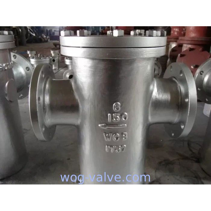 China 6 Inch Basket Type Strainer / Flanged Basket Strainer A216wcb ...